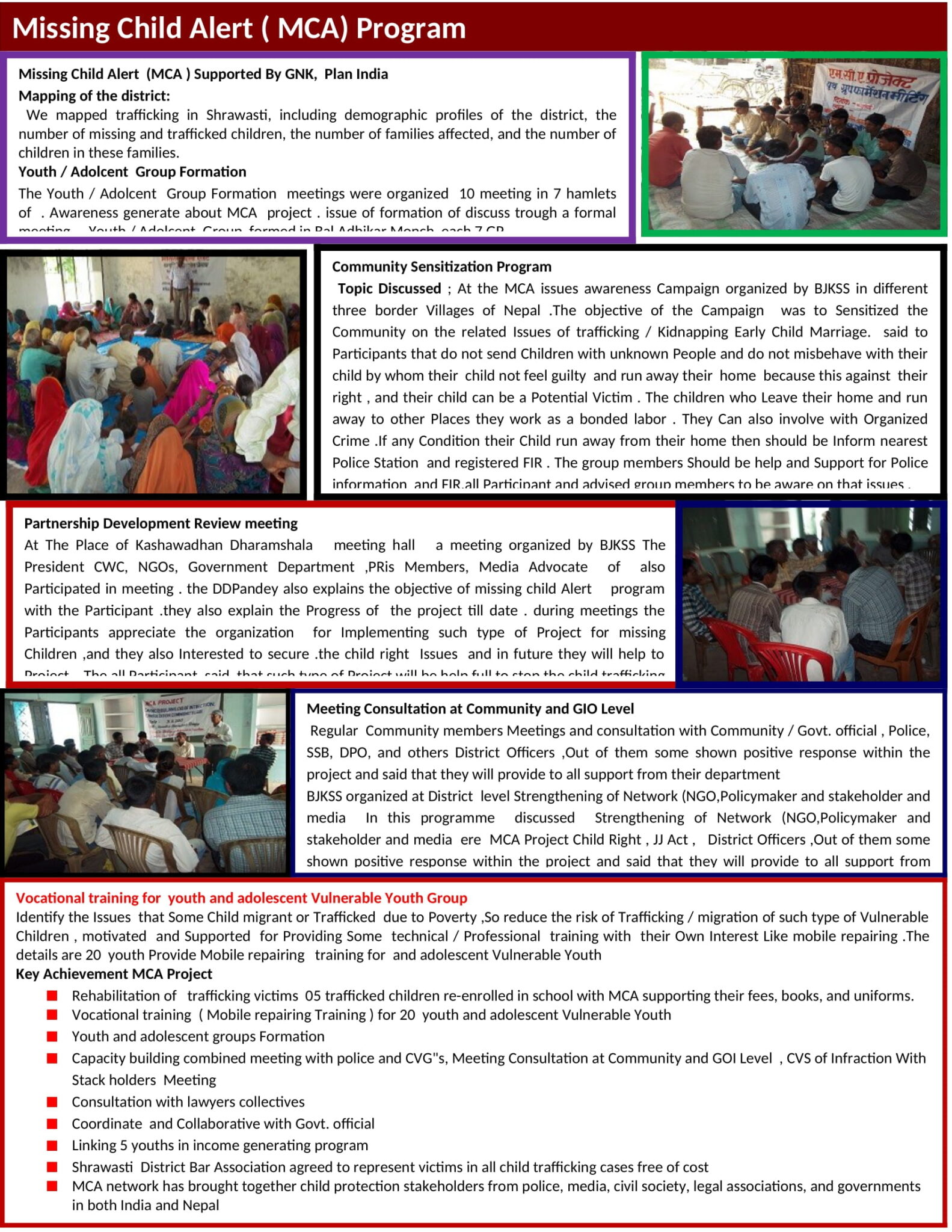 Missing Child Alert Programme - BHARTIYA JAN KALYAN SEVA SANSTHAN